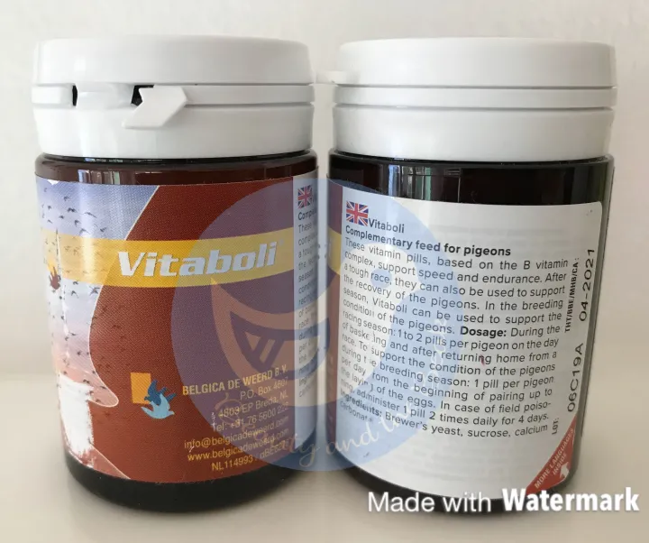 Belgica de Weerd Vitaboli 100 Pills Sealed New Stock ON HAND READY TO ...