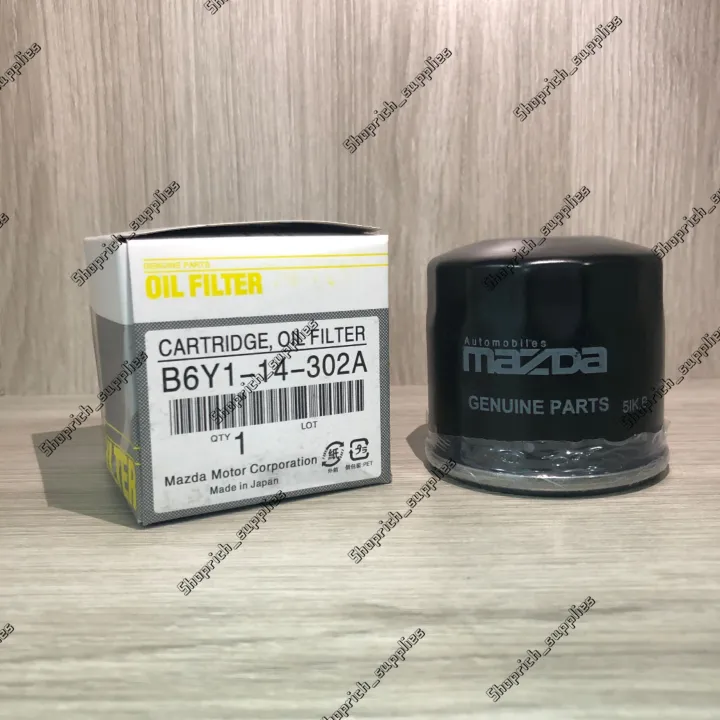 MAZDA OIL FILTER (B6Y1-14-302A) 2, 3, 323, 626, RX8, FORD LASER | Lazada