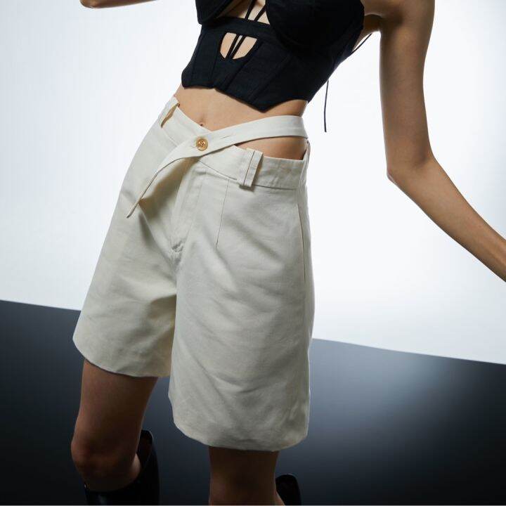 Asymmetrical-Waist Shorts | Lazada.co.th