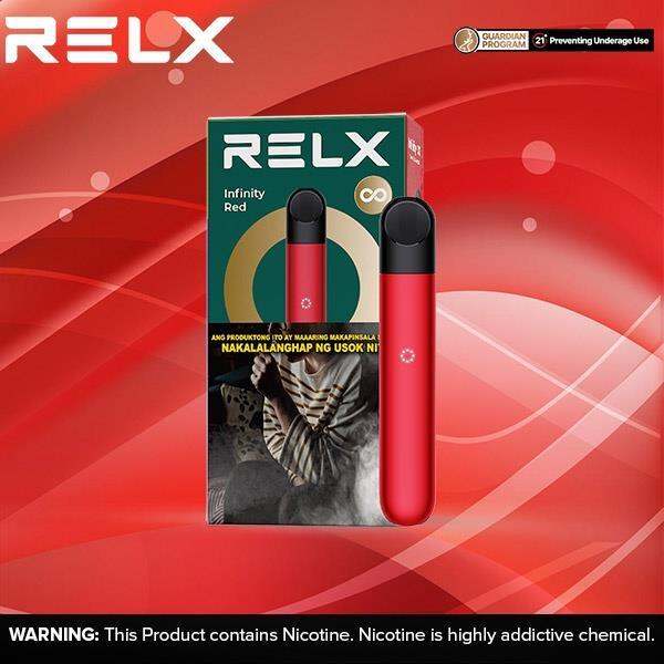 BUNDLE RELX Infinity Device RED 1 Pod Pro | Lazada PH