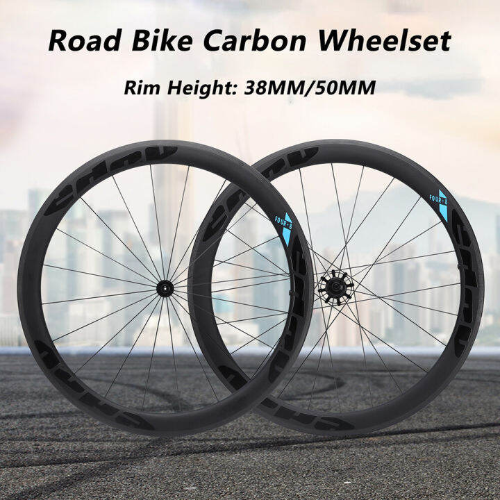 Road Bike 700C Carbon Wheel 38MM50MM Spoke Front 20H Rear 24H Bicycle ...