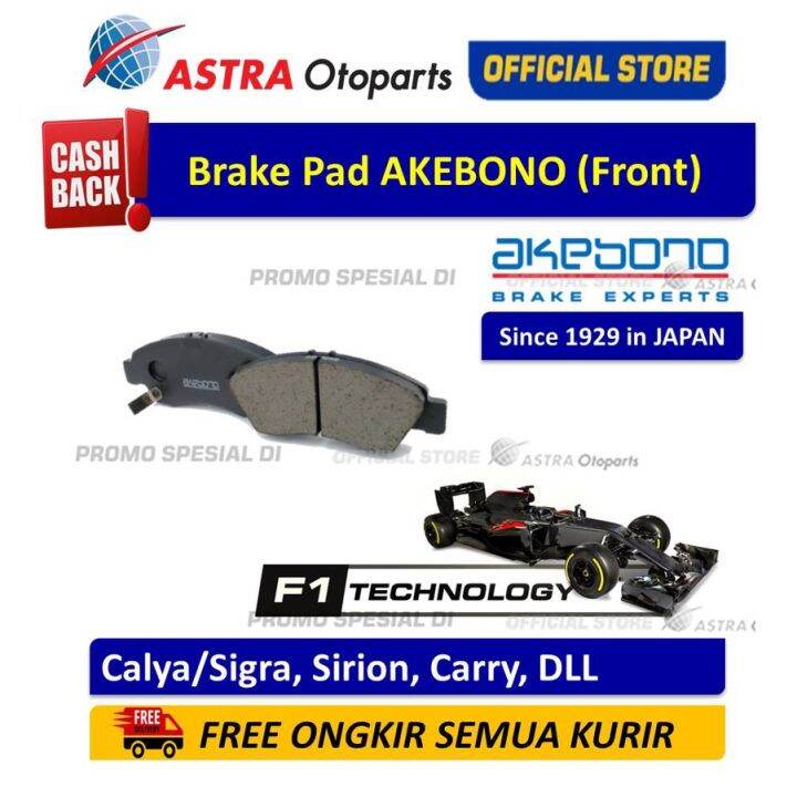 Kampas Rem Depan Akebono untuk All New Sirion, & All New Carry Pick Up ...