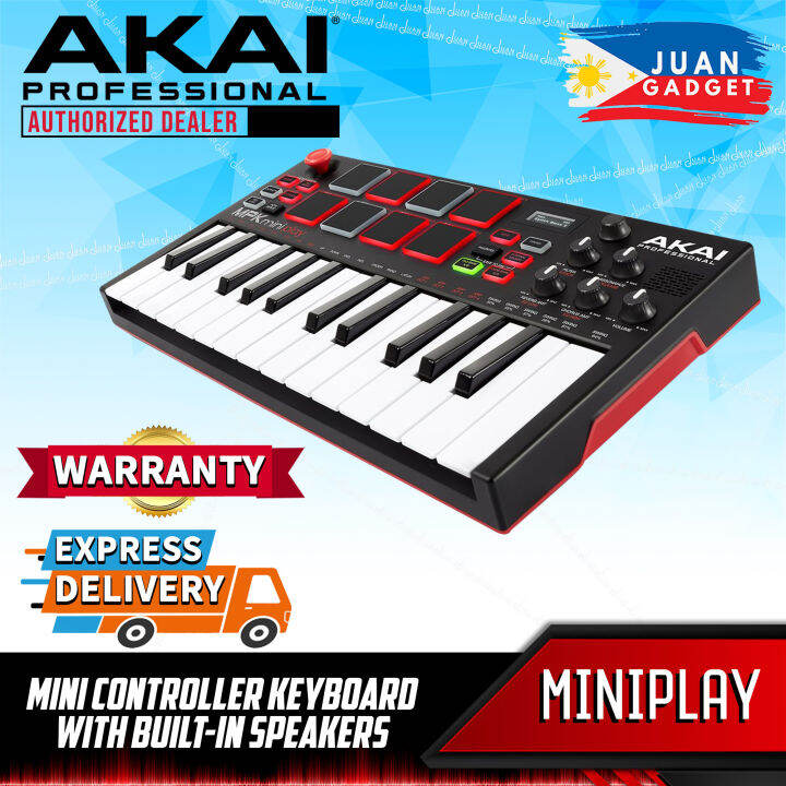 Akai Professional MPK Mini Play | Standalone Mini Keyboard and USB Controller with Built-in ...