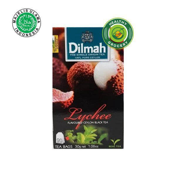 Dilmah Tea Bags Lychee Flavoured Ceylon Black Tea 30gr 20 sachet ...
