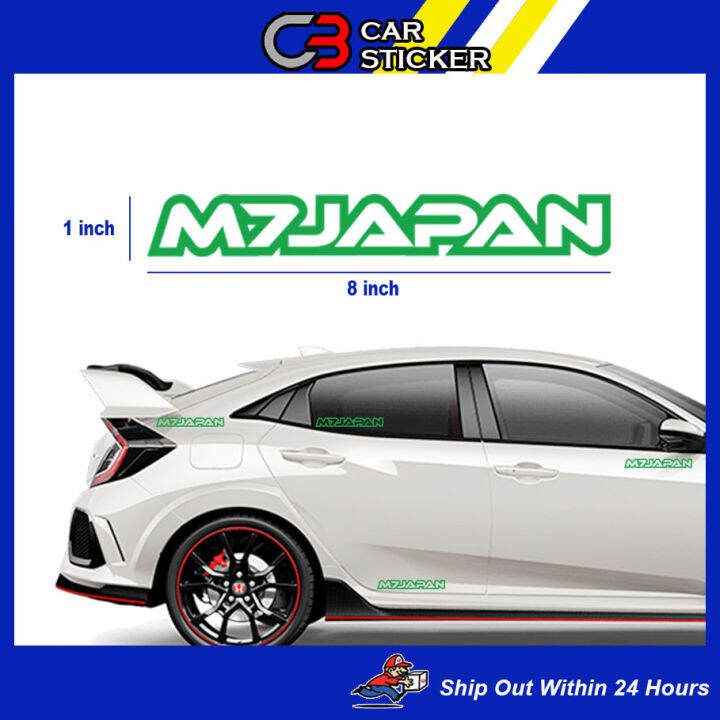 M7 JAPAN CAR STICKER / CS656 | Lazada