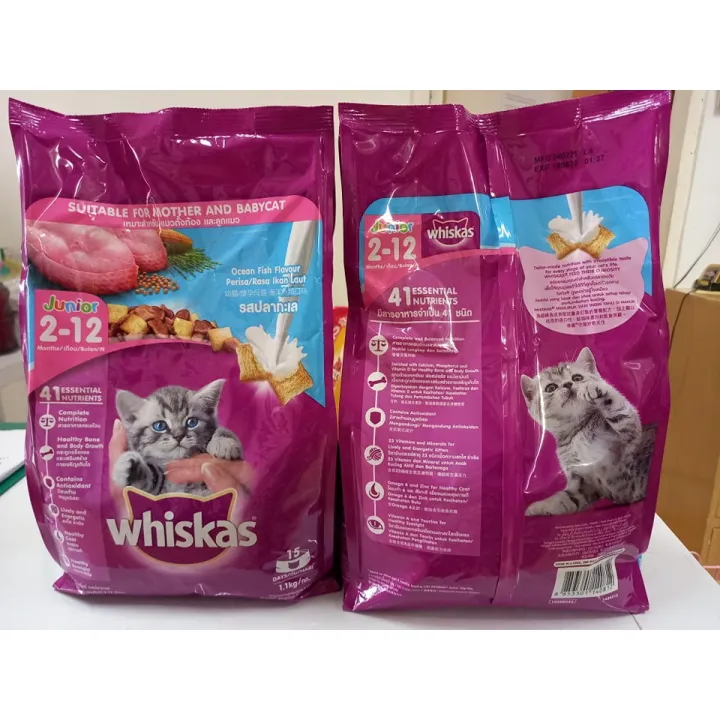 Whiskas Junior Dry Cat Food (1.1kg, original pack) | Lazada PH