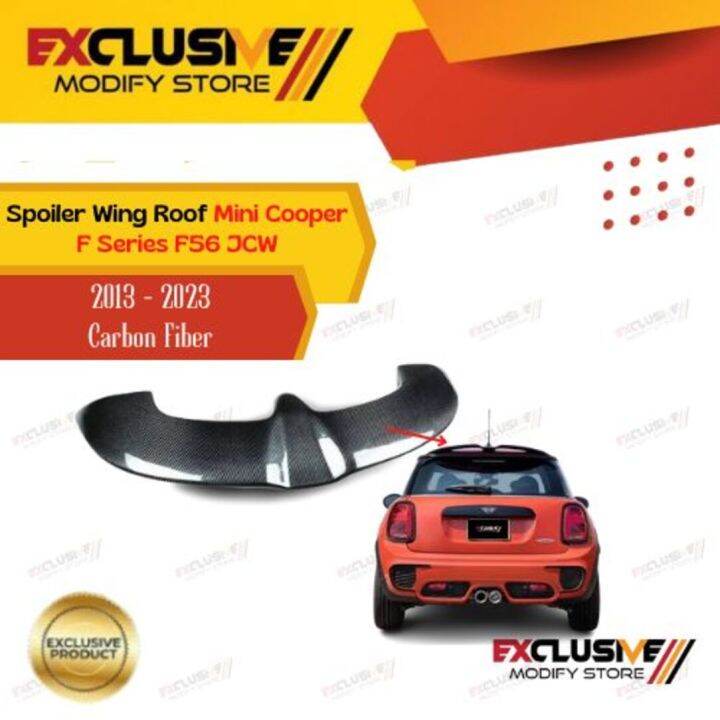 MINI COOPER F SERIES F56 JCW SPOILER WING ROOF CARBON FIBER (IMPORT ...