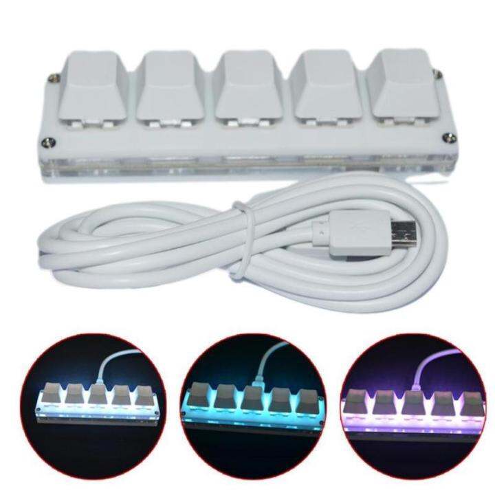 5Keys RGB Programming Keypad Mini Numpad Mechanical Keyboard OSU Gaming ... 5Keys RGB Programming Keypad Mini Numpad Mechanical Keyboard OSU Gaming ...