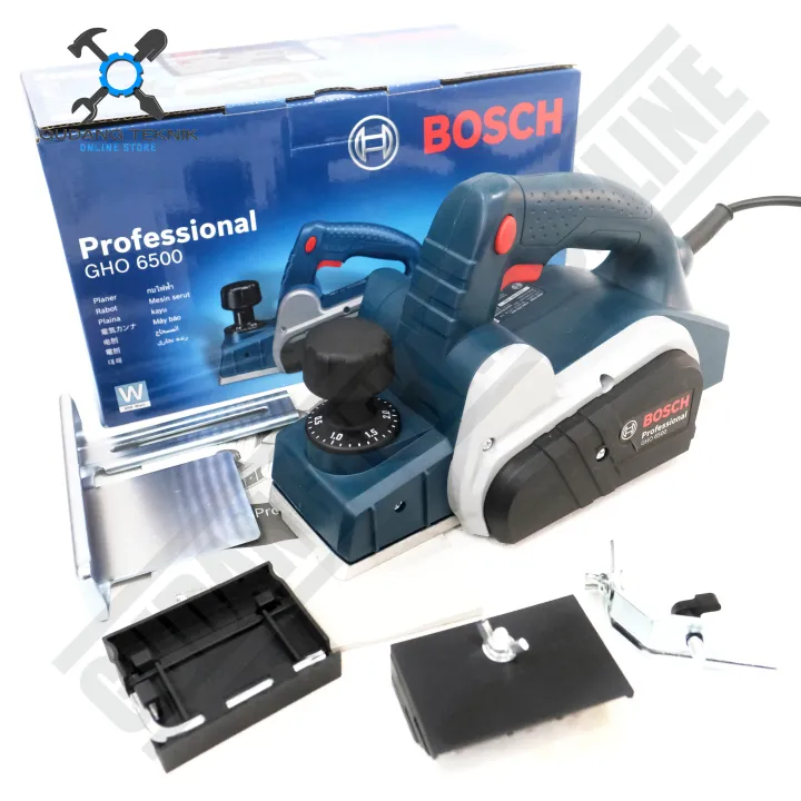 Mesin Planer Planner Serut Kayu BOSCH GHO 6500 / Alat Pasah Ketam Sugu LISTRIK GHO-6500 BOSCH ...