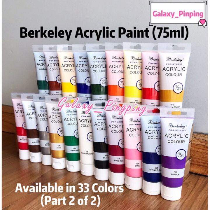 Berkeley Acrylic Paint (75ml) - Part 2 | Lazada PH