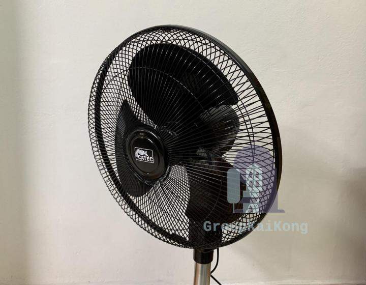 พัดลม16นิ้วตั้งพื้น เงียบเป็นพิเศษ🤗พัดลม3ใบพัดสีดำ พัดลมใหญ่👒 gk99 | Lazada.co.th
