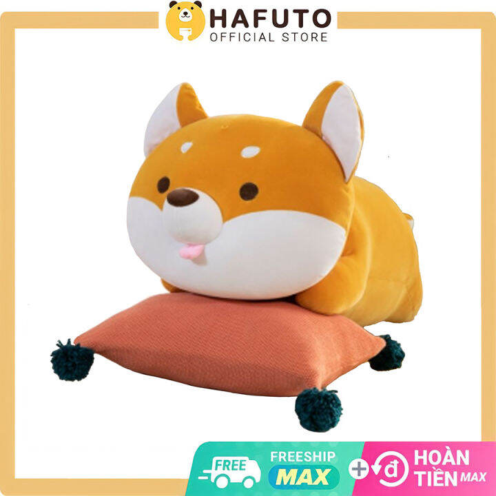 Gấu Bông Chó Shiba Biểu Cảm Cute Khổng Lồ Size 90cm Hafuto Mắt Híp, Mắt ...
