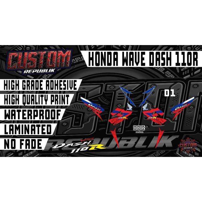 Honda Wave Dash 110R Stock Decals Set | Lazada PH