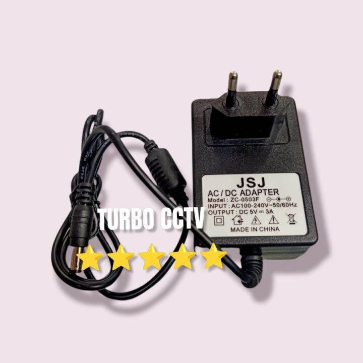 Adaptor 5V 3A jack 2.1 x 5.5mm Power Supply | Lazada Indonesia