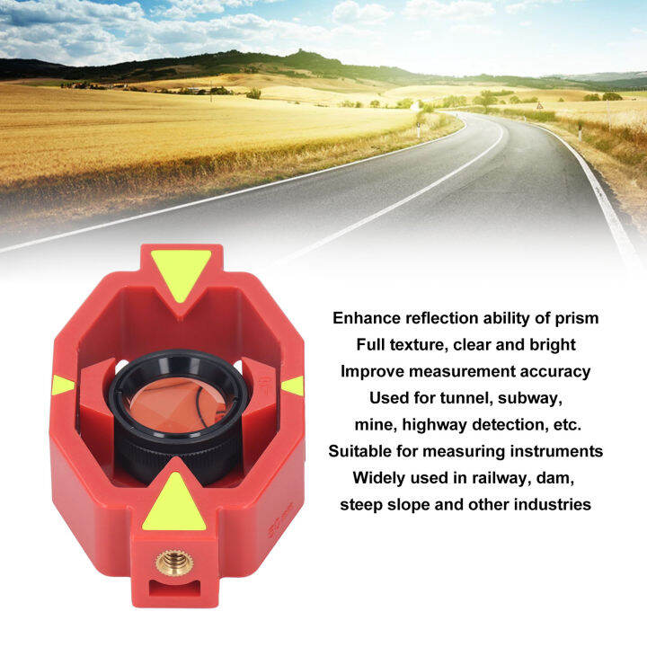 Total Station Surveying Prism Constant ‑30mm Offset Enhance Reflection ...