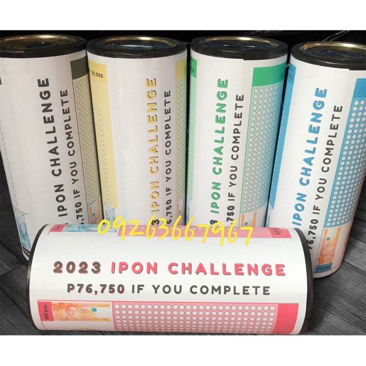 NEW Alkansya 2023 Ipon Challenge Big Paper Bills JUMBO SIZES | Lazada PH