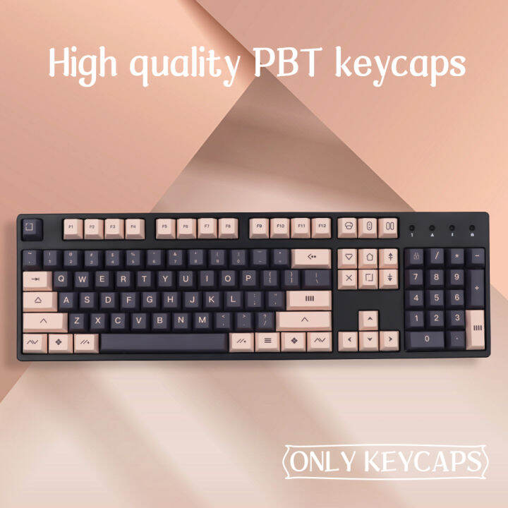 132 Keys Blissball Keycap,Cherry Profile with Sub Legend PBT ...