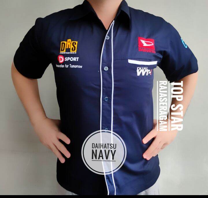 Baju Otomotif Daihatsu Mobil Seragam Komunitas Motor Kemeja Bordir ...