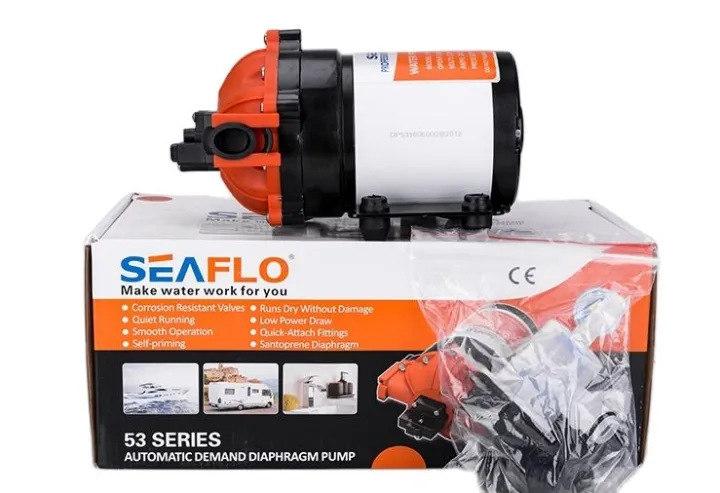 Marine Boat RV SEAFLO 53-Series 24V SFDP2-070-060-53 7.0GPM 60PSI Diaphragm Pump | Lazada PH