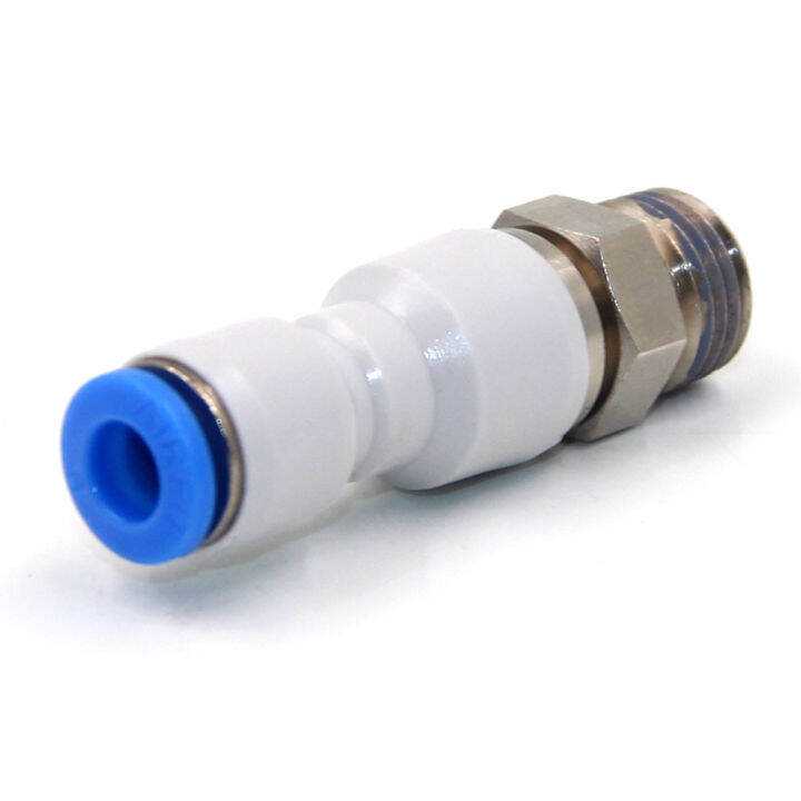 NRC KSH M5 1/8" 1/4" 3/8" 1/2" BSP ชายพอดี 4 6 8 10 12mm OD Tube Air Pneumatic High Speed Rotary ...