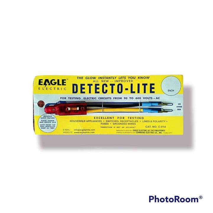 Detectolite Electricity Detector Detecto-lite Eagle Testing Electricity ...