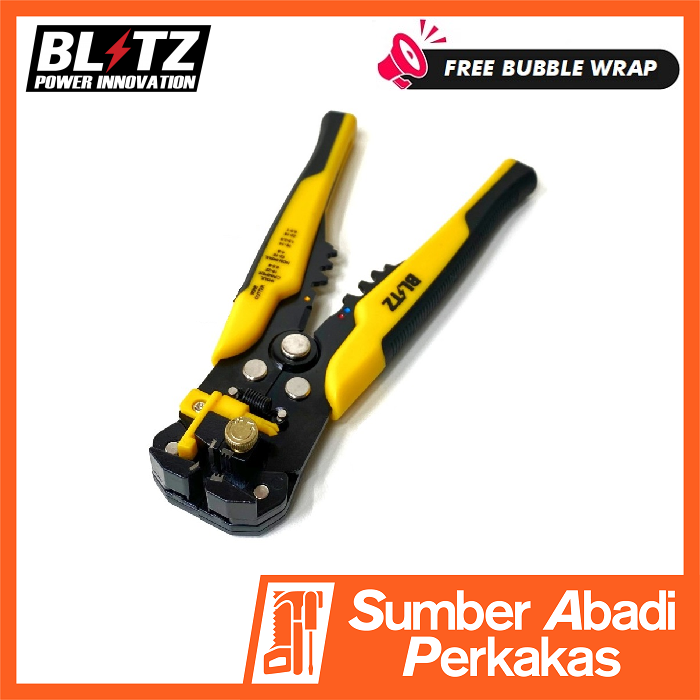 Blitz Tang Kupas Potong Kabel 3 IN 1 Crimping Tool Skun Otomatis ...
