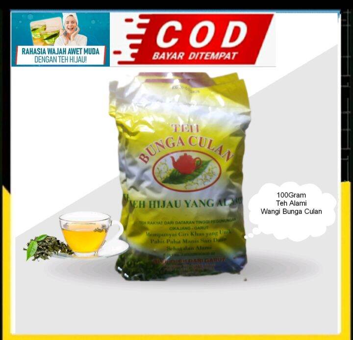 TEH ALAMI WANGI BUNGA CULAN 100GRAM ENAK WANGI TIDAK PAHIT SEHAT DAN ...