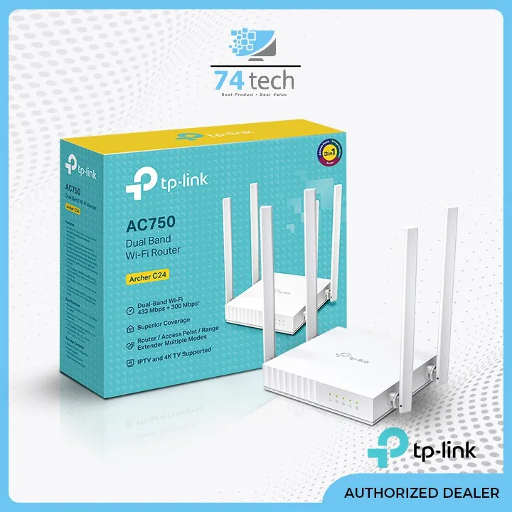 Useful Tp-Link Archer C24 AC750 Dual Band Wi-Fi Router | Lazada PH
