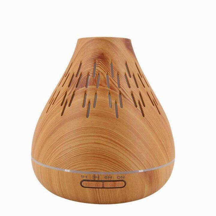 EFENEM Luxorious Wooden Automatic Essential Oil Aroma Diffuser LED ...