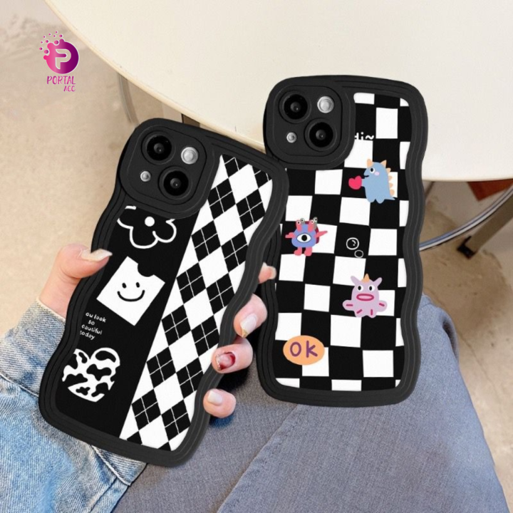 Pa Softcase Gelombang Motif Ss804 Catur Smile Casing Hp Kekinian Untuk