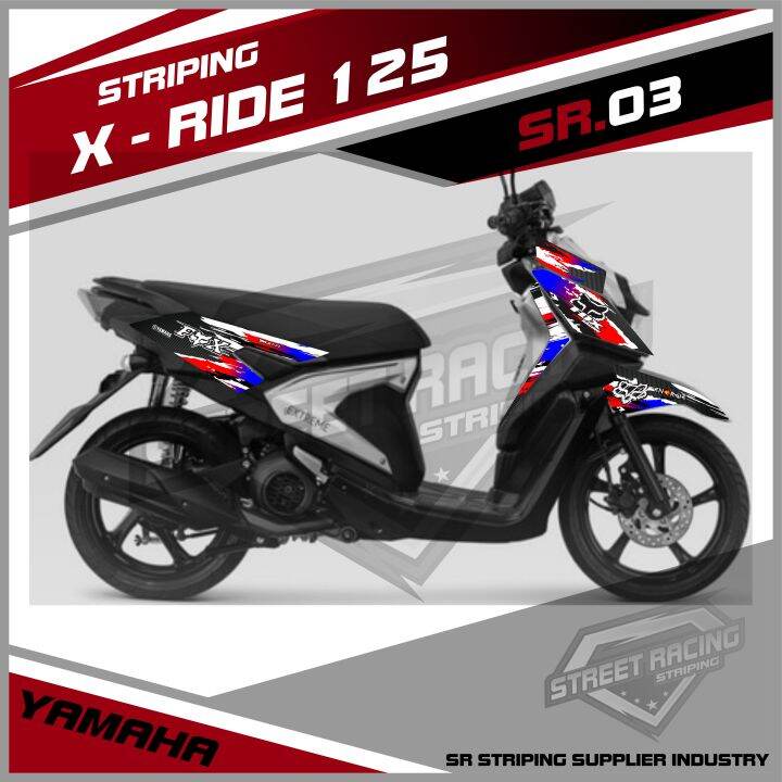 Striping X-Ride 125 - Sticker Striping Variasi Motor X-Ride 125 Motif ...