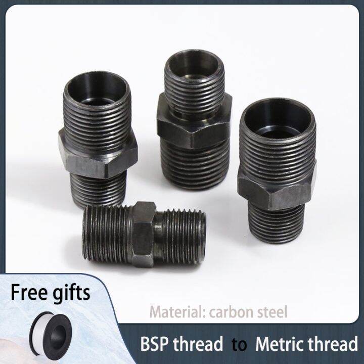 Oil Tubing Joints Carbon Steel Inch thread 1/8 1/4 3/8 1/2 to Metric ...