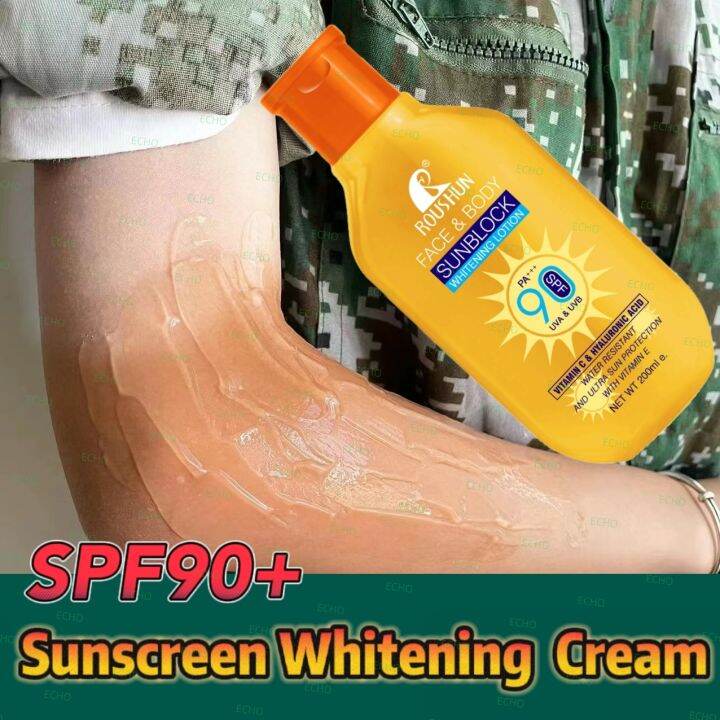 Sunscreen Whitening Sun Cream SPF 90+ Facial Body Skin Protective Cream Anti-Aging Oil-control ...