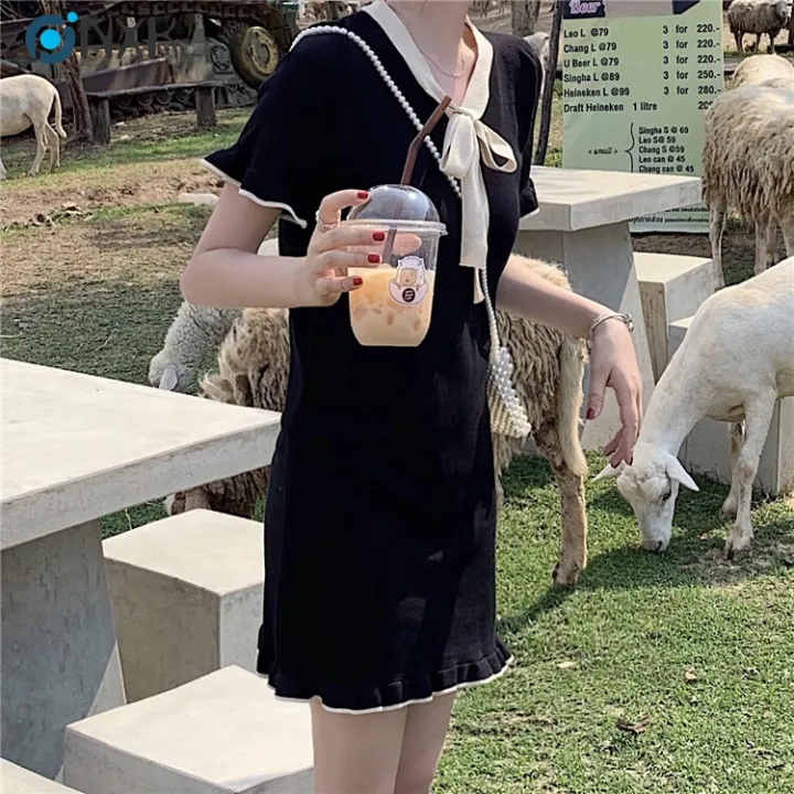 Zebina 2022ใหม่ฤดูร้อนสไตล์เกาหลีทุกการแข่งขันสดโบว์ผ้าไหมน้ำแข็งถัก ...