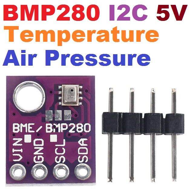 BMP280 I2C 5V Barometric Temperature Sensor Air Pressure Module For ...