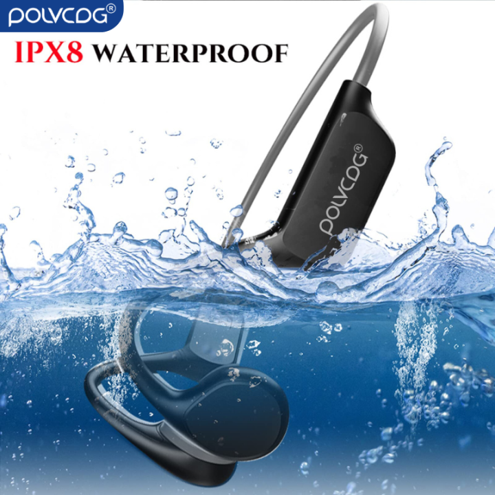 POLVCDG IPX8 Waterproof Earbuds X7 Bone Conduction Headset Wireless ...