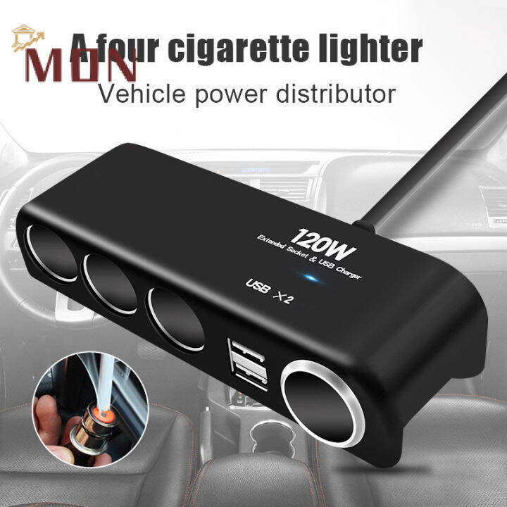 MON Extend Socket For Car Igniter Splitter Car Power Outlet Socket With ...