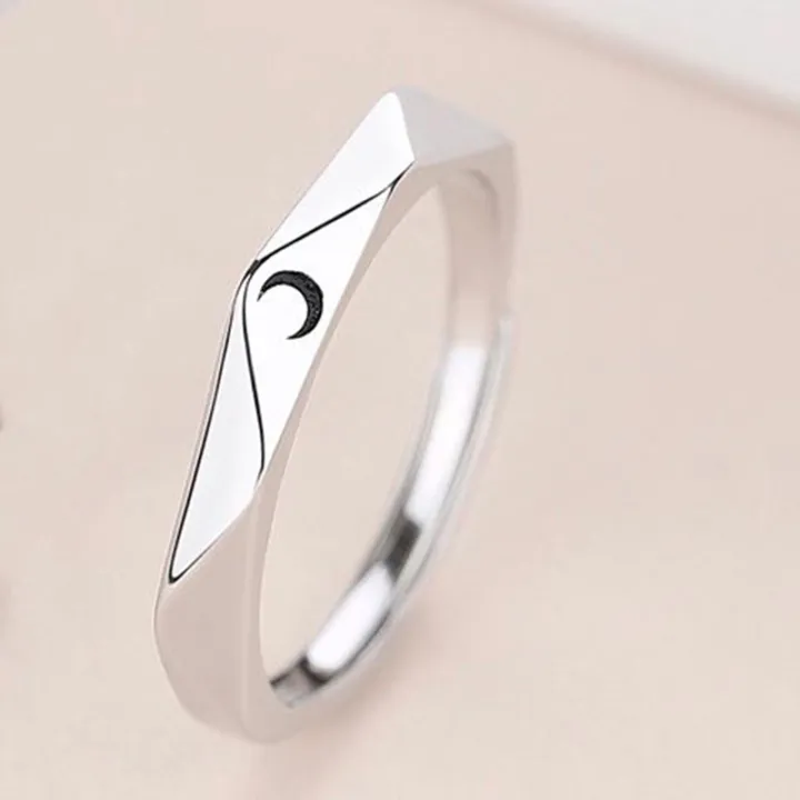 Miss Lan Cincin Pasangan Laki-laki dan Perempuan, Bentuk Berlian Cincin ...