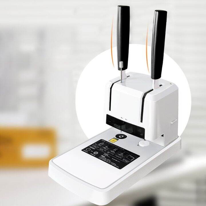 Financial Documents Binding Machine Hot Melt Riveting Tube Binding ...