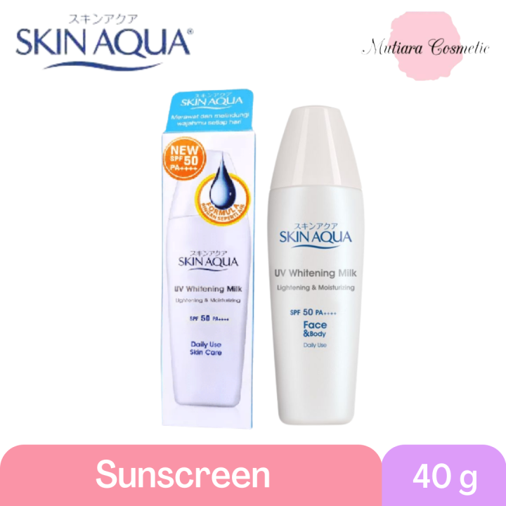 Skin Aqua UV Whitening Milk SPF 50 PA++++ 40g | Lazada Indonesia