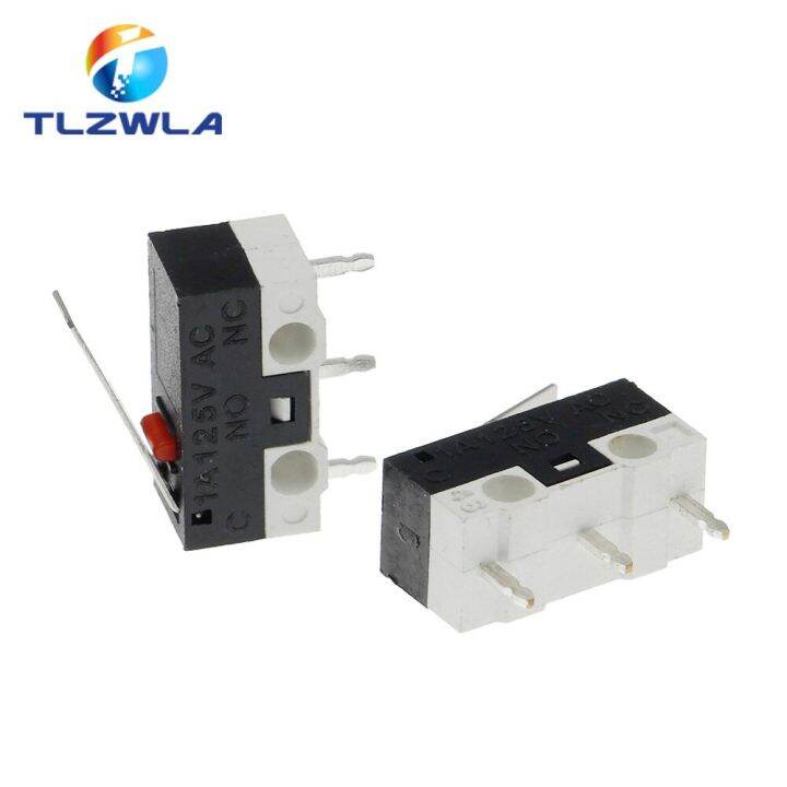 100Pcs Limit Switch Push Button Switch 1A 125V AC Mouse Switch 3Pins ...