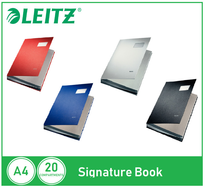 LEITZ 5700 Signature Book 20 Compartments A4 - Made in Europe | Lazada PH