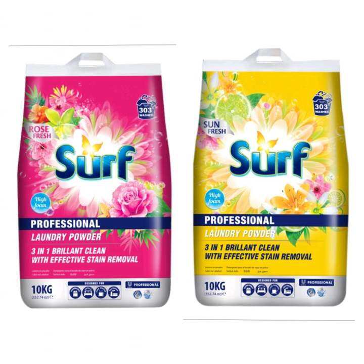 Surf Professional Laundry Powder Rose Fresh/Sun Fresh Detergent 10kg ...