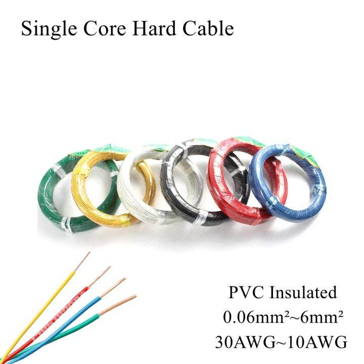 BV Single Strand Core Solid Electric Wire Cable PVC Insulated Tin ...
