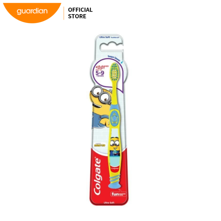 Colgate Kids Minion Toothbrush 5-9 Years (Ultra Soft) | Lazada