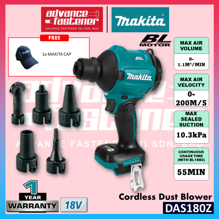 MAKITA DAS180Z / DAS180 18V Cordless Dust Blower | Lazada