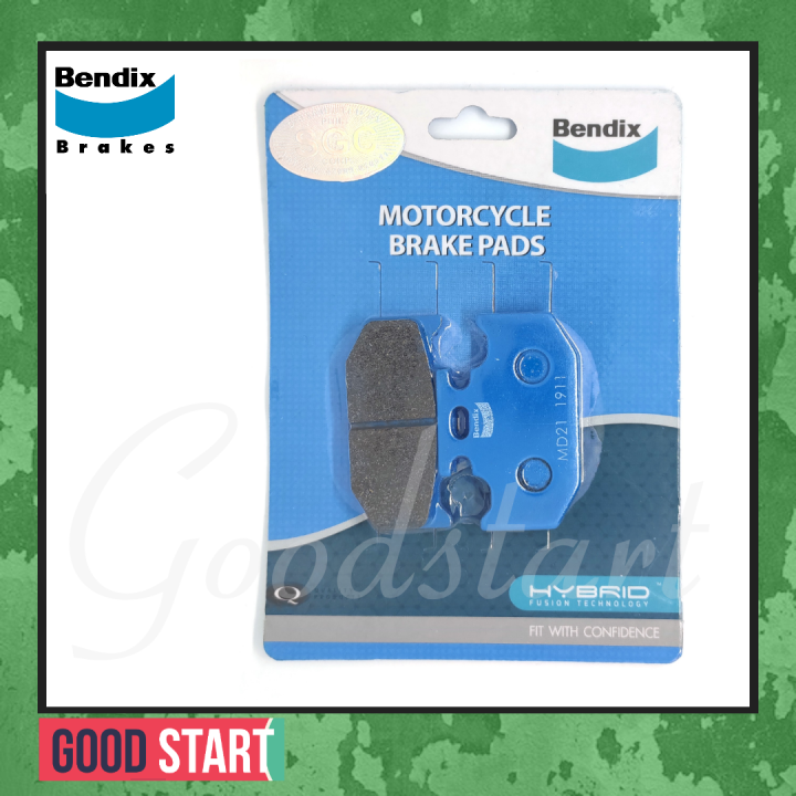 Bendix Motorcycle Brake Pads MD21 R15, MT-15, Raider 125 R Shogun ...