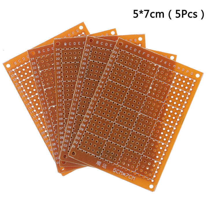 caoguijun SUN 5ชิ้นต้นแบบพิมพ์แผ่นวงจร PCB แถบ Breadboard สำหรับ DIY ...