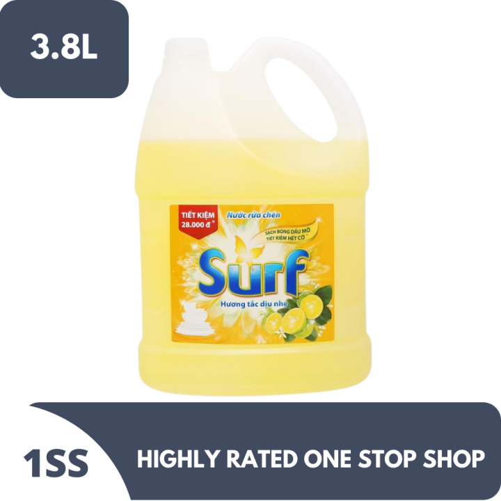 Surf Professional Dishwashing Liquid Lemon 3.8L | Lazada PH