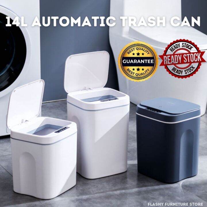 Automatic Touchless Big Volume Smart Sensor Dustbin Garbage with LED ...